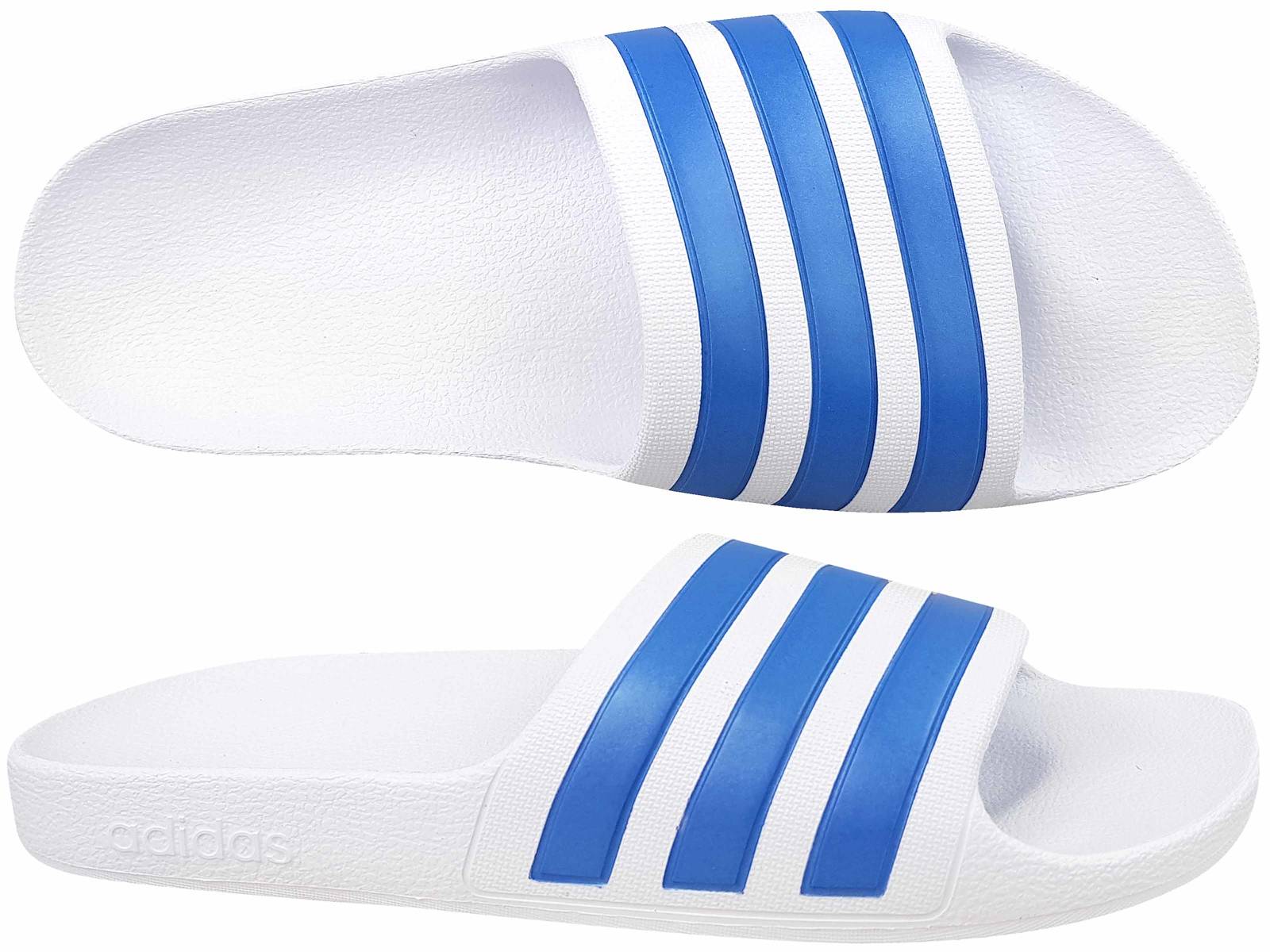 ADIDAS ADILETTE AQUA SHOWER KLAPKI BASENOWE PLAŻA 13684866424 - Allegro.pl