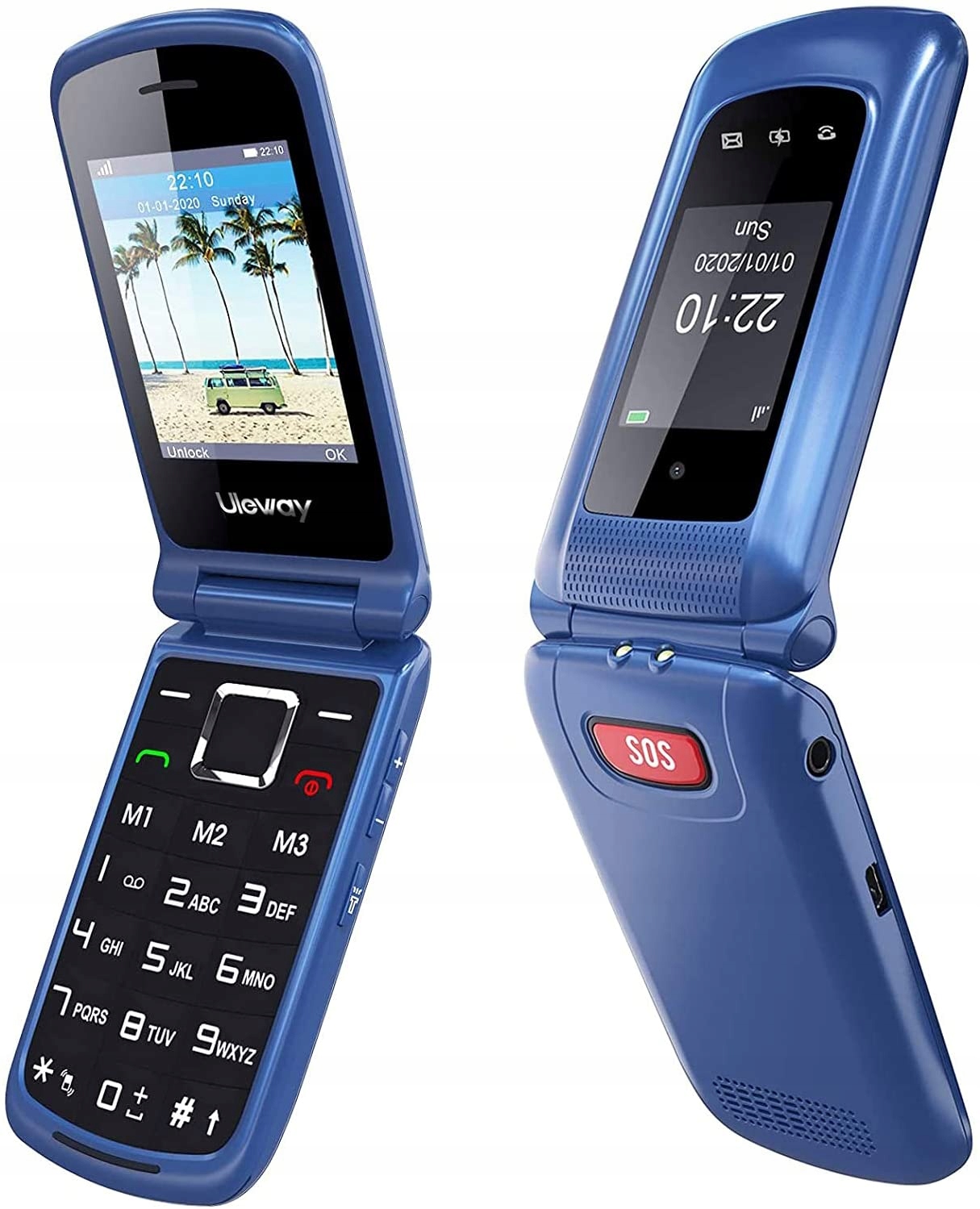 TELEFON KOMÓRKOWY Z KLAPKĄ DLA SENIORA ULEWAY - Sklep, Opinie, Cena w ...