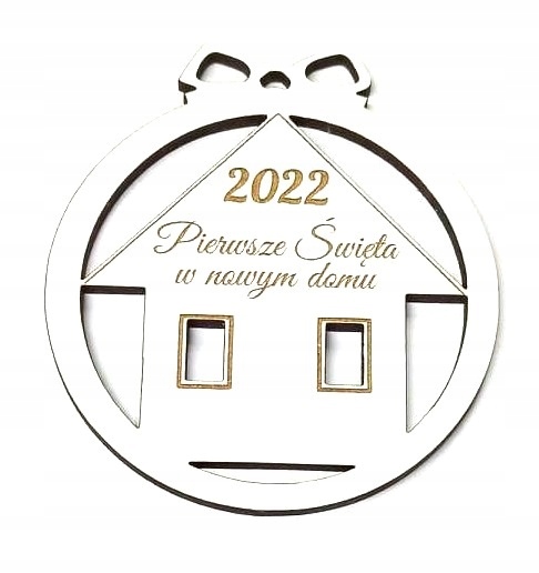 BOMBKA PIERWSZE ŚWIĘTA W NOWYM DOMU GRAWEROWANA • Cena, Opinie • Bombki ...
