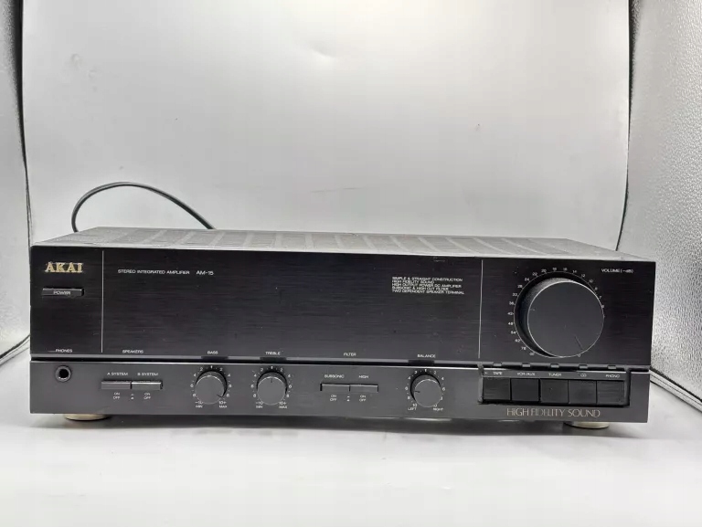 WZMACNIACZ AKAI AM-15 OPIS! - Sklep, Opinie, Cena w Allegro
