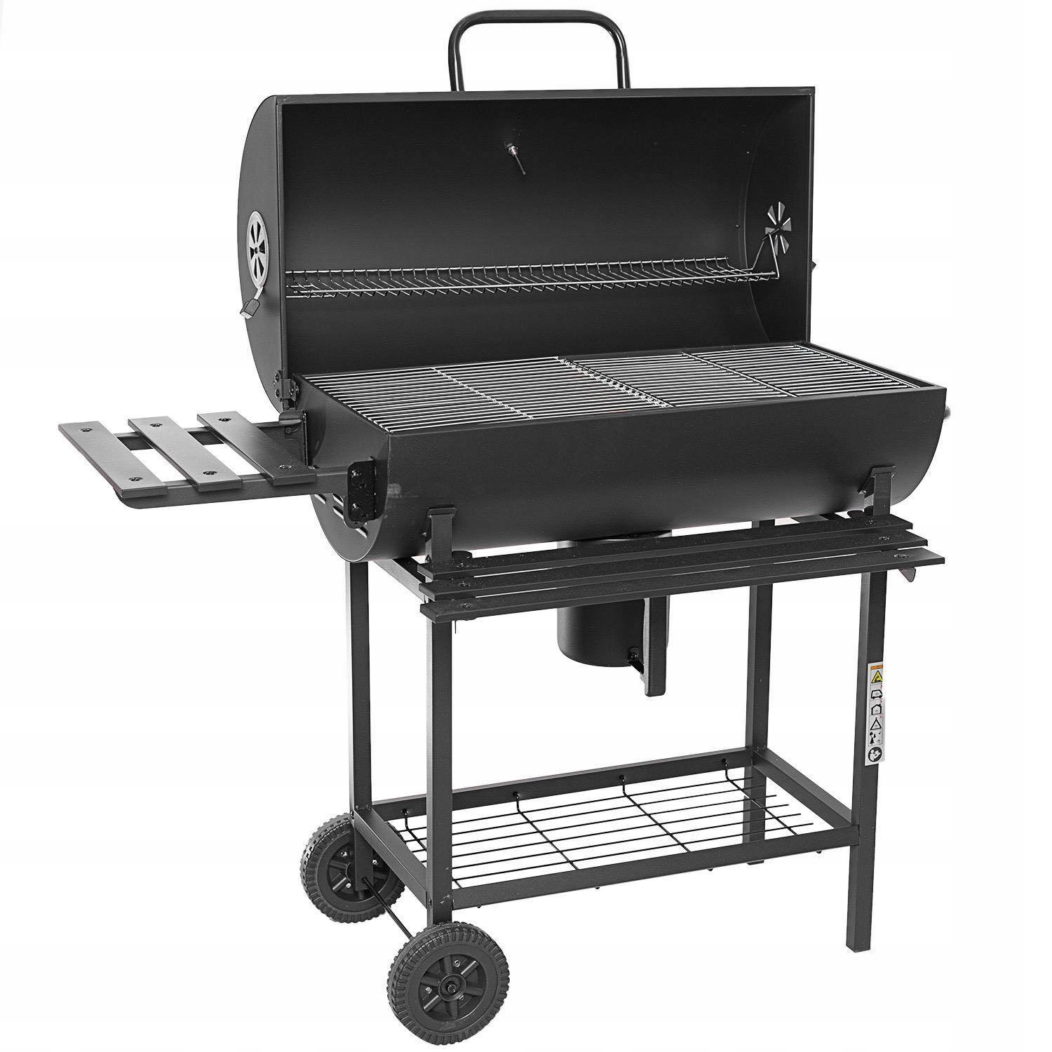 GRILL WĘGLOWY BBQ - BECZKA Z POPIELNIKIEM (5901571076904) • Cena ...