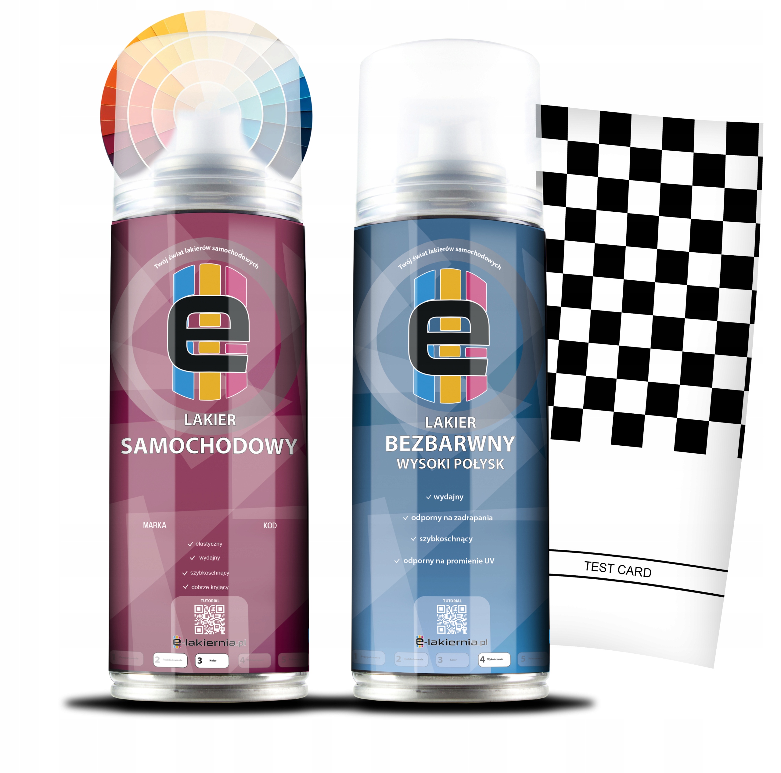 Zestaw Lakier Samochodowy w Sprayu + Bezbarwny KAŻDY KOLOR e-lakiernia 5905265377247 za 56.39PLN ...