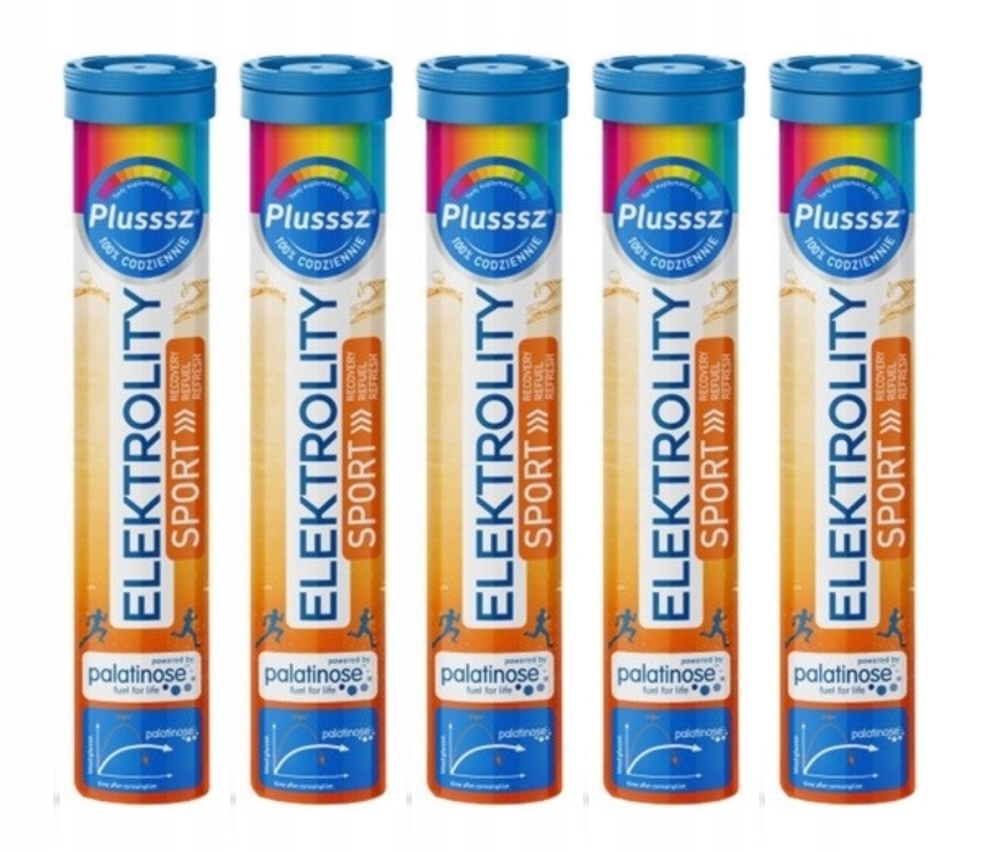 5 x Plusssz Elektrolity SPORT 24 tabl.mus. (5901785309270) • Cena ...