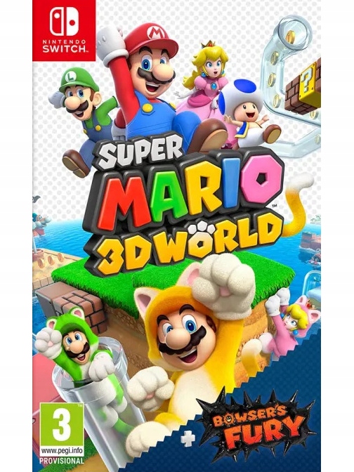 HRA PRO KONZOLI NINTENDO SWITCH SUPER MARIO 3D WORLD+BROWSERS FURY ...