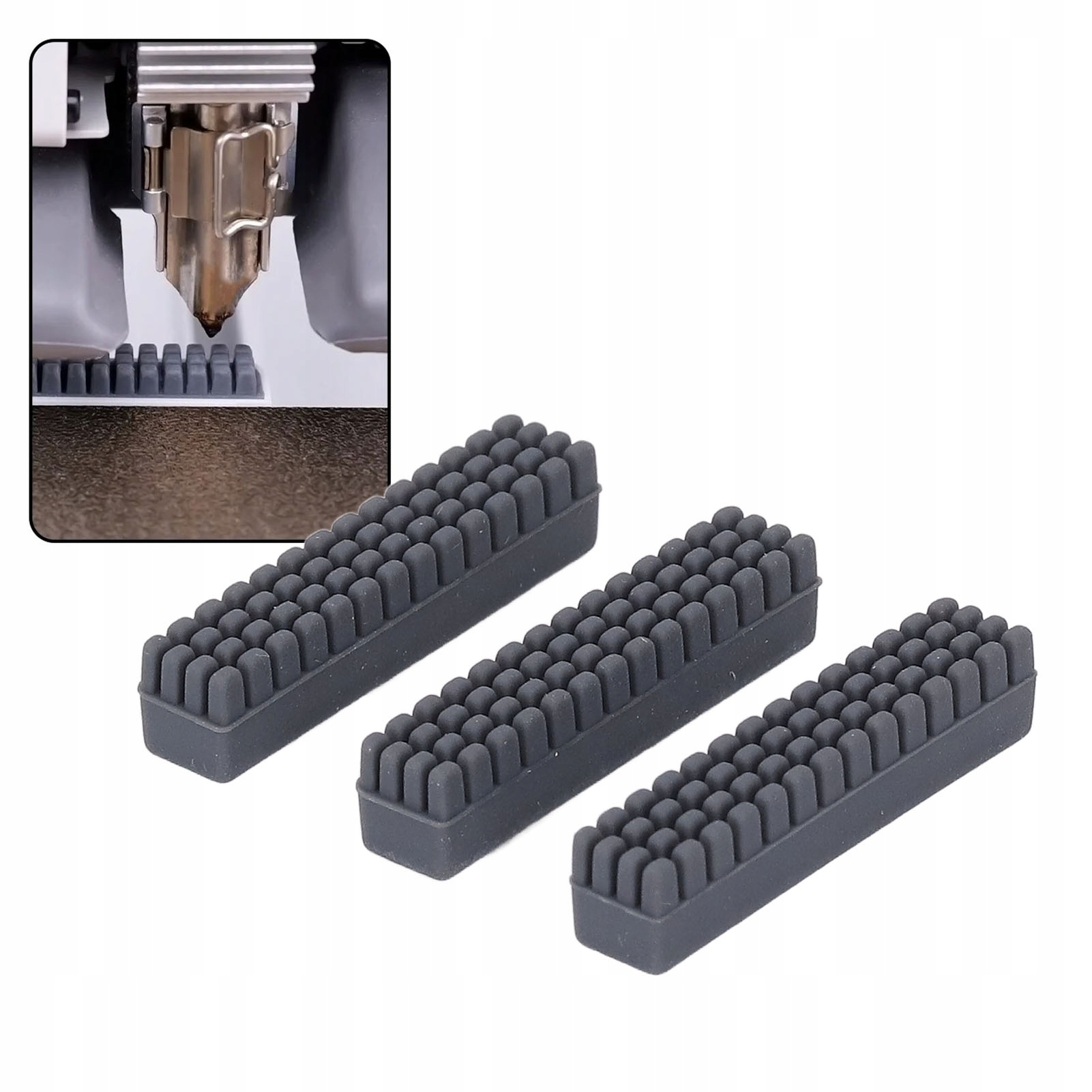 3 ks Silikónová kefa na trysku pre Bambu Lab A1 Mini 28x5,6 mm FZ za 6 ...