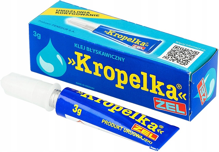 KROPELKA KLEJ W ŻELU BŁYSKAWICZNY 3G Klej kropelka w żelu za 5,99 zł z ...