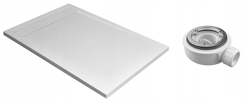 Brodzik biały z syfonem Teos F 100x70 RADAWAY (HTF10070-04) • Cena ...