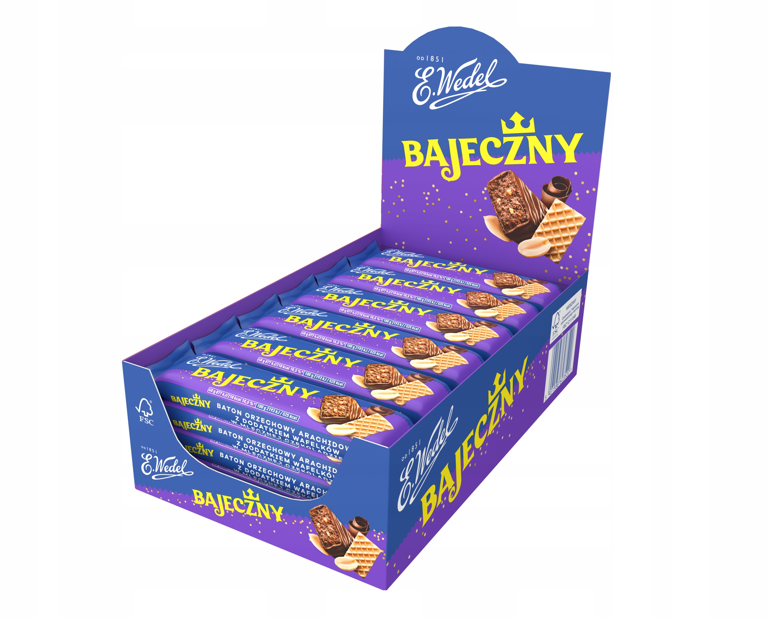 Baton Bajeczny orzechowo arachidowy E.Wedel (24 sztuki) (5901588603520 ... Baton Bajeczny orzechowo arachidowy E.Wedel (24 sztuki) (5901588603520 ...