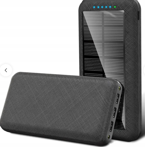 POWERBANK SOLARNY 30000MAH 3xUSB LATARKA - Sklep, Opinie, Cena w Allegro