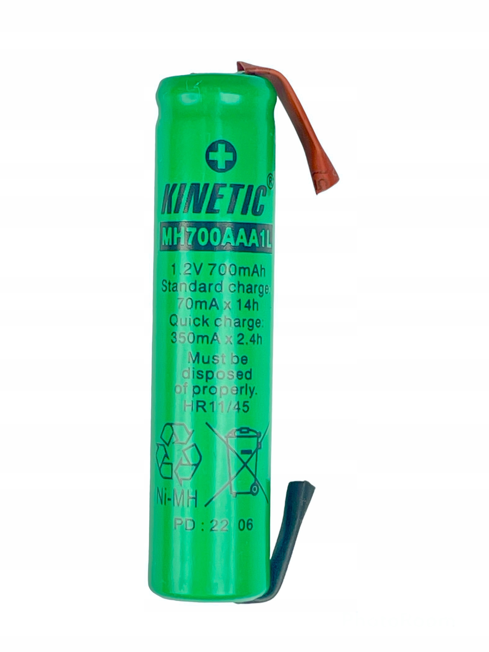 Akumulator niklowo-metalowo-wodorkowy (NiMH) Kinetic AAA (R3) 700 mAh 1 ...