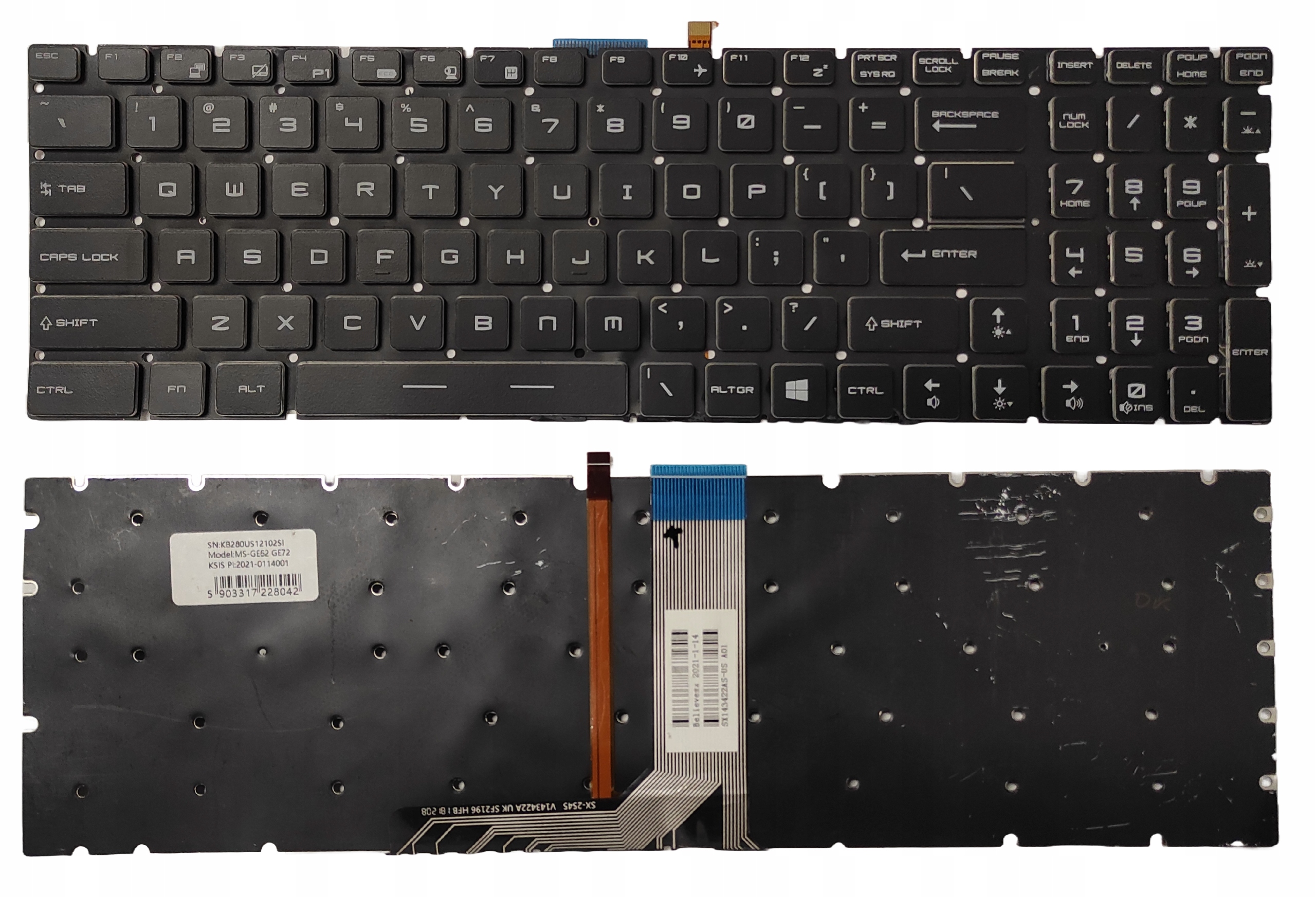 Купить КЛАВИАТУРА MSI Steelseries GP72 GP72M MS-16H7 MS-16H8 MS-16K4 MS ...