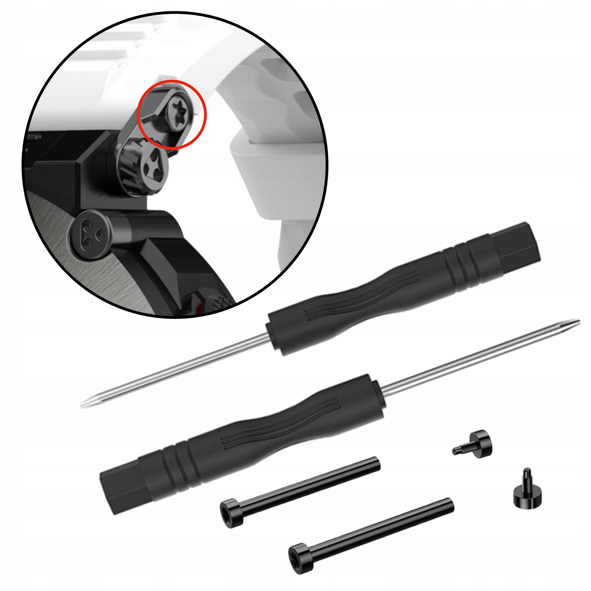 ŚRUBY ZŁĄCZE TELESKOP PIN MOCOWANIA PASKA DO SMARTWATCH AMAZFIT T-REX ...