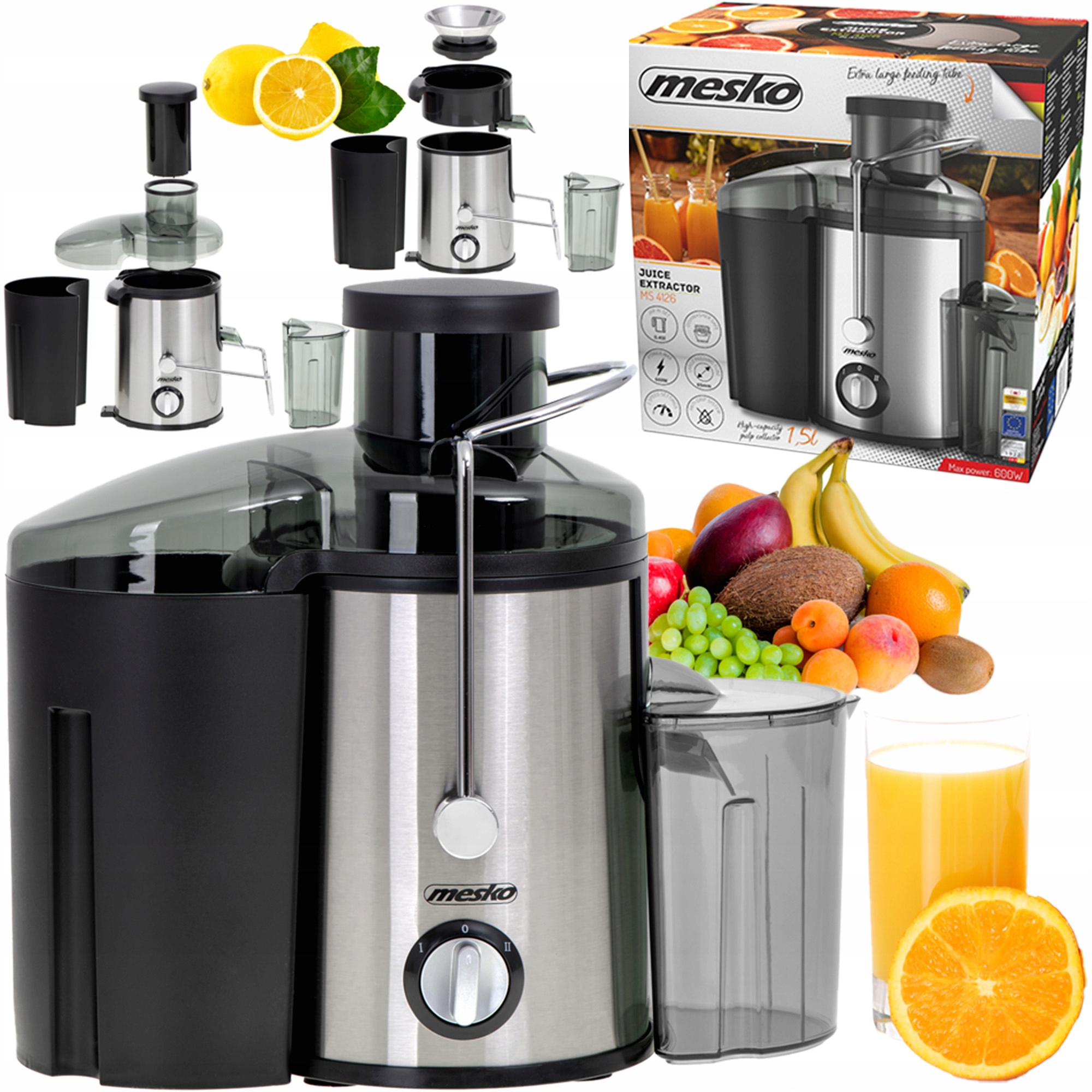 SOKOWIRÓWKA WYSOKOOBROTOWA WYCISKARKA OWOCÓW MOCNA - Sklep, Opinie, Cena w Allegro.pl