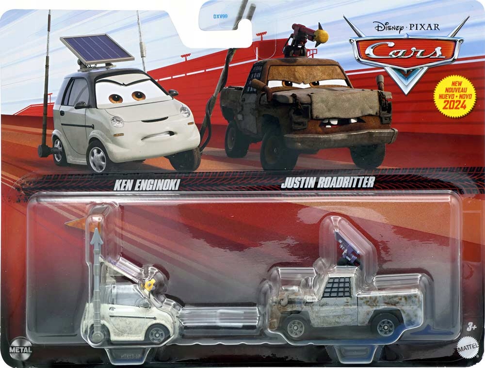 KEN ENGINOKI + JUSTIN ROADRITTER Mattel Cars Auta 1:55 dwupak • Cena ...