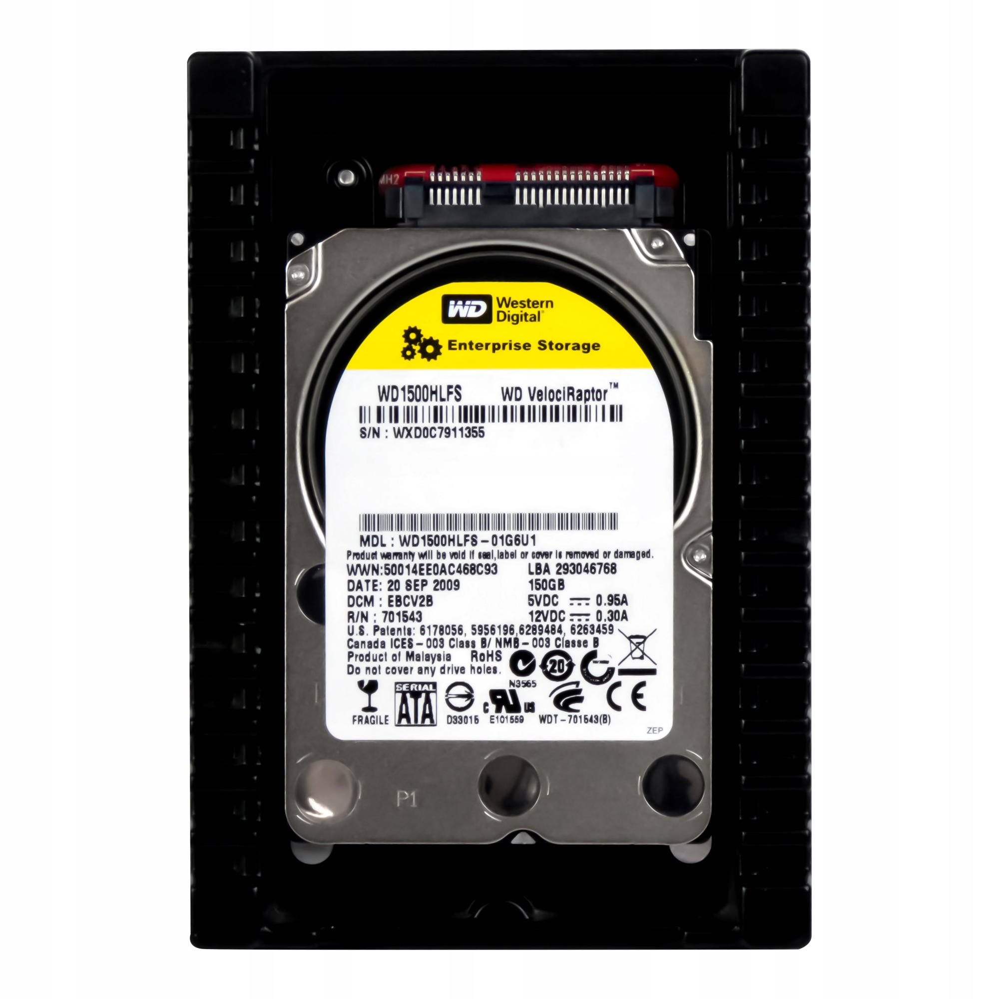 WD VelociRaptor 150GB 10K SATA II 3.5'' WD1500HLFS - Sklep, Opinie ...