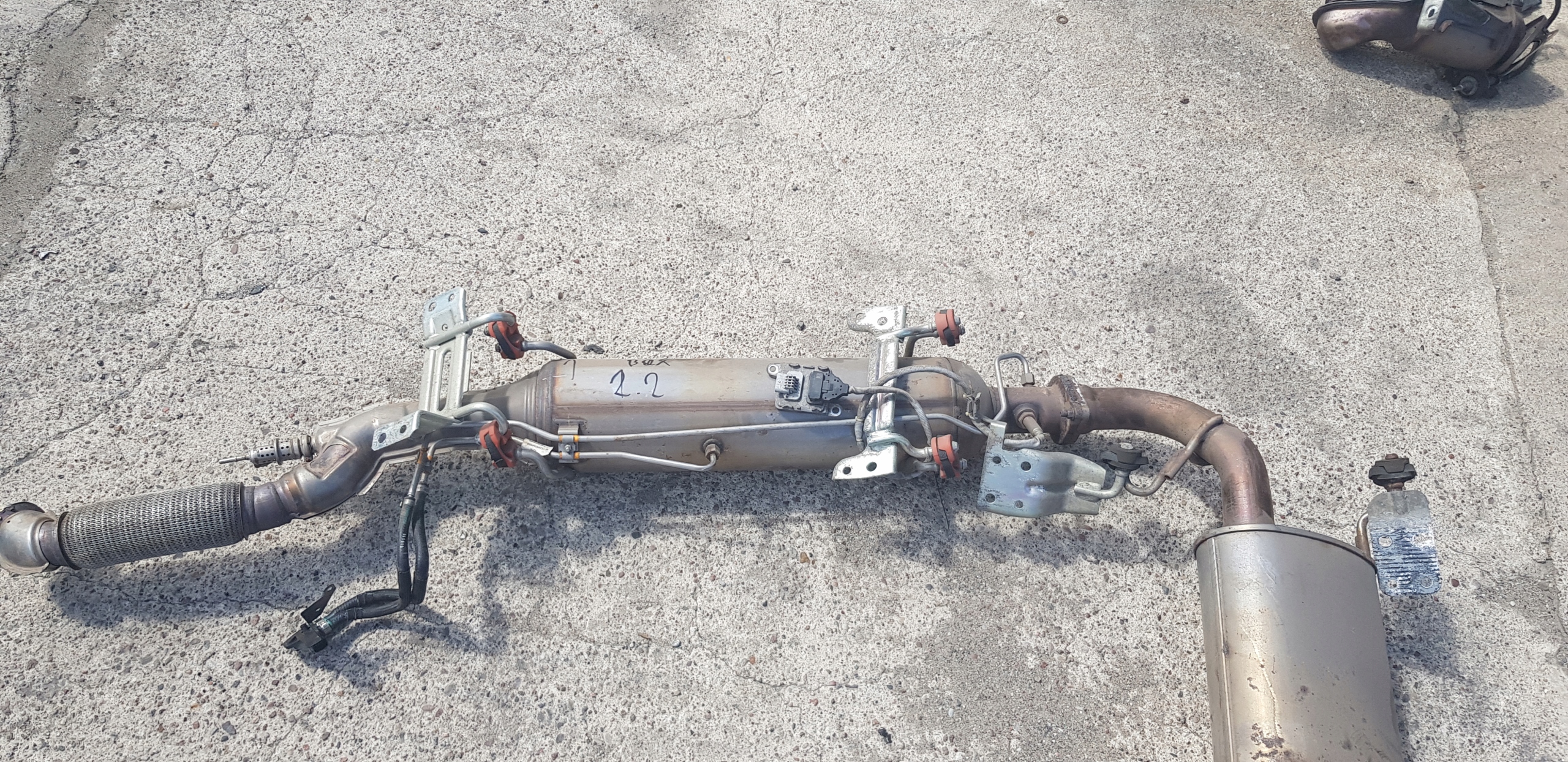 DPF FILTER CZĄSTEK STAŁYCH PEUGEOT BOXER 2.2 EURO 6 KOMPLETNY za 1700 ...