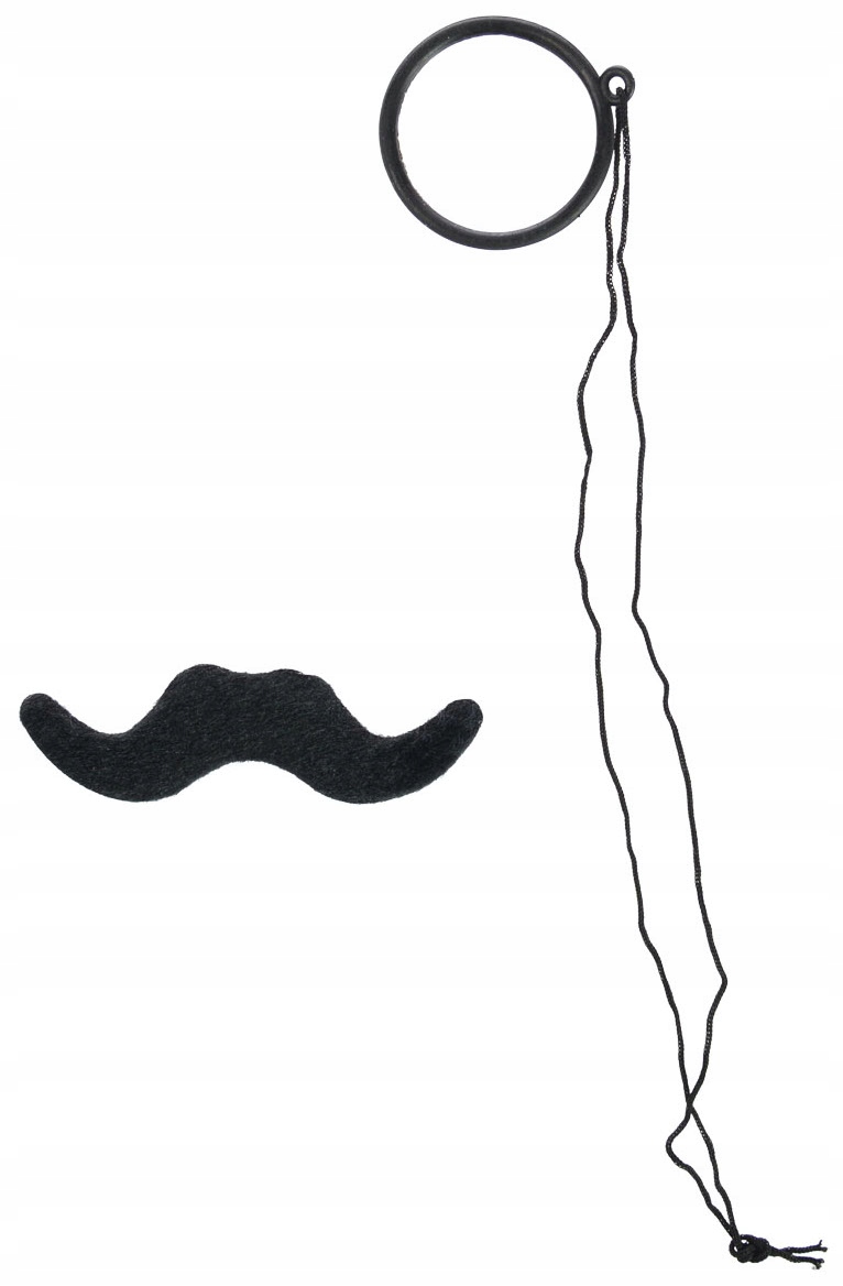 Monokl Detektywa Detektyw wąs Wąsy lata 20' (5902934209151) • Cena ...