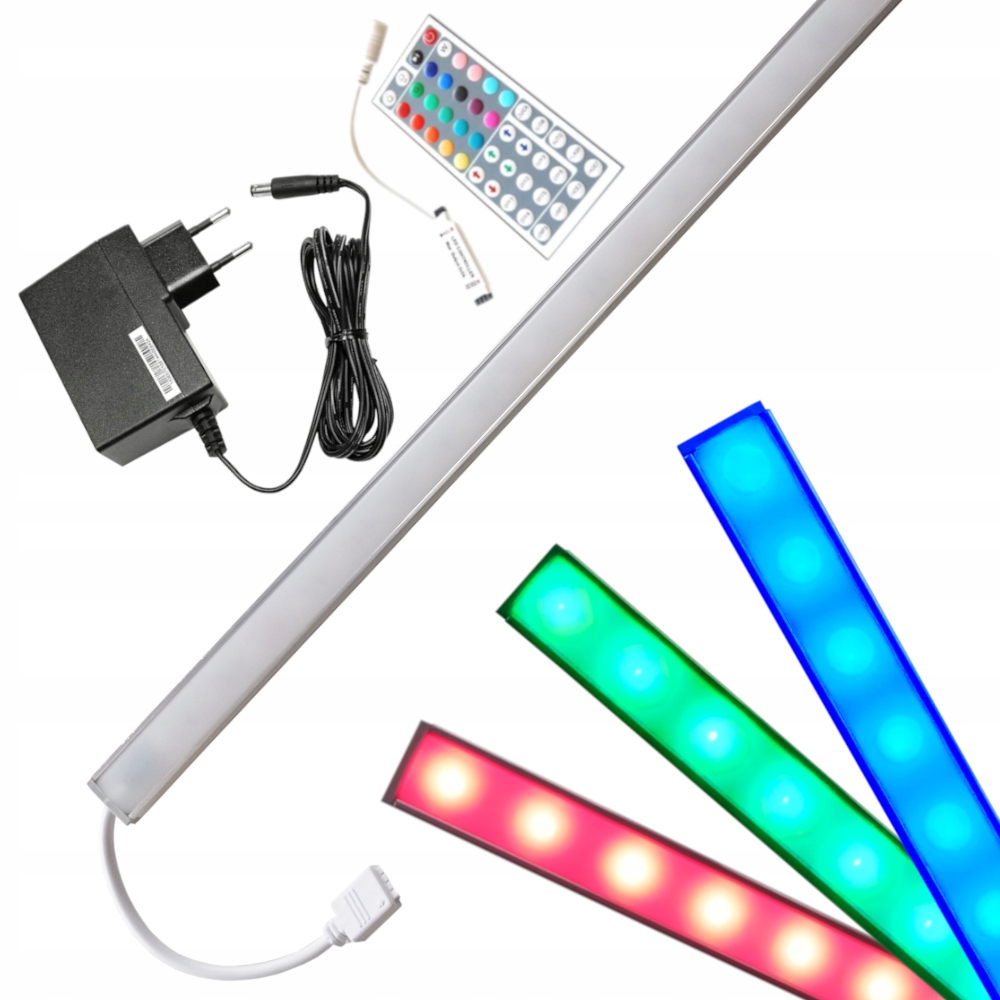 Listwa LED Kolorowe Oświetlenie Biurka RGB 1m (5906022042163) • Cena ...