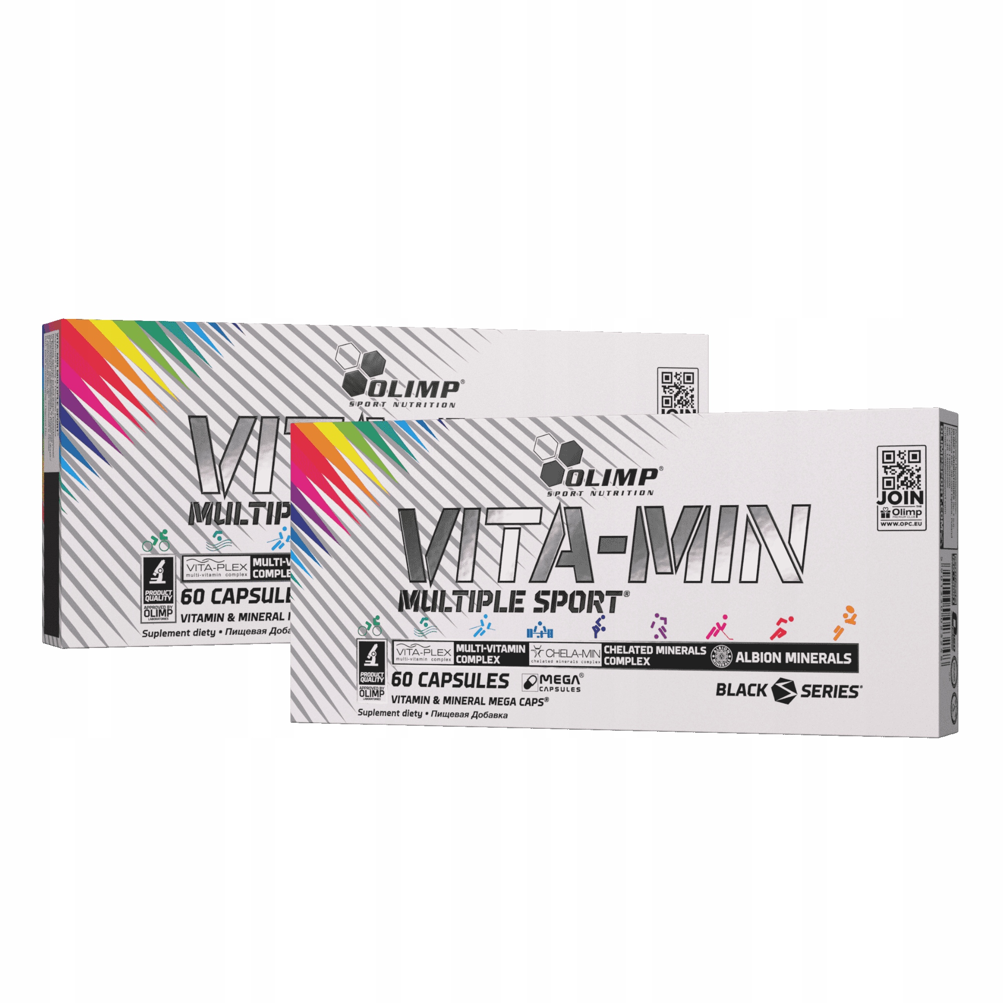 OLIMP VITA-MIN MULTIPLE SPORT 120 kaps WITAMINY MINERAŁY MAGNEZ CYNK ...