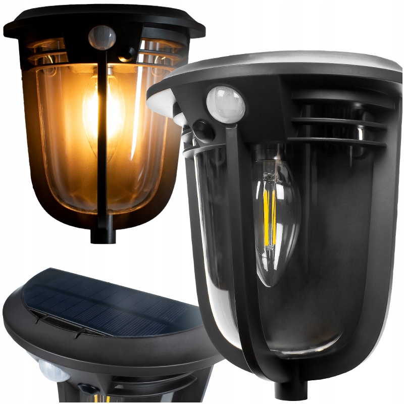 VINTAGE DEKORACYJNA LAMPKA LAMPA LED SOLARNA WISZĄCA ZEWNĘTRZNA OGRODOWA (5904194683092) • Cena ...