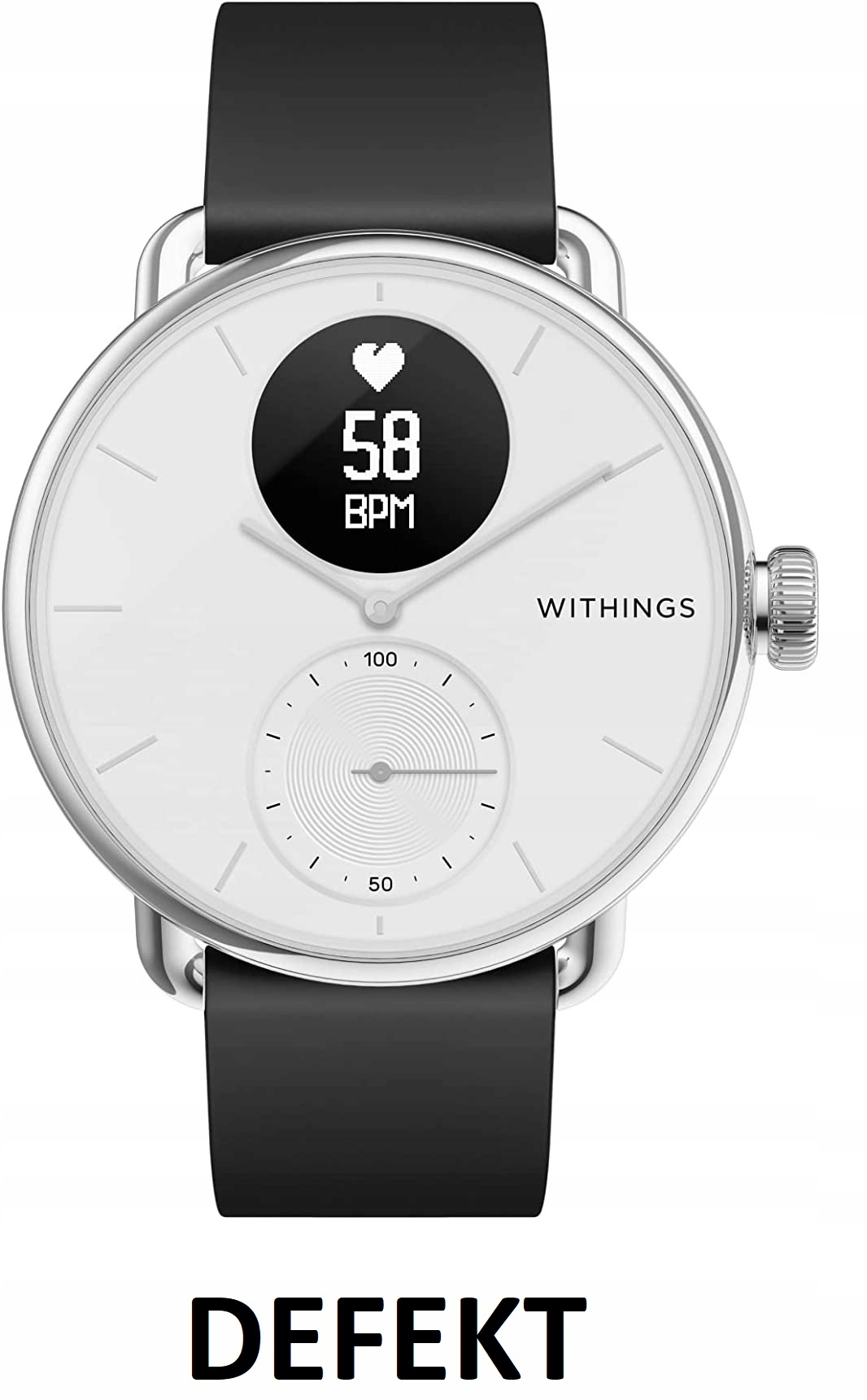 Withings ScanWatch biały 38mm smartwatch EKG sen - Sklep, Opinie, Cena ...