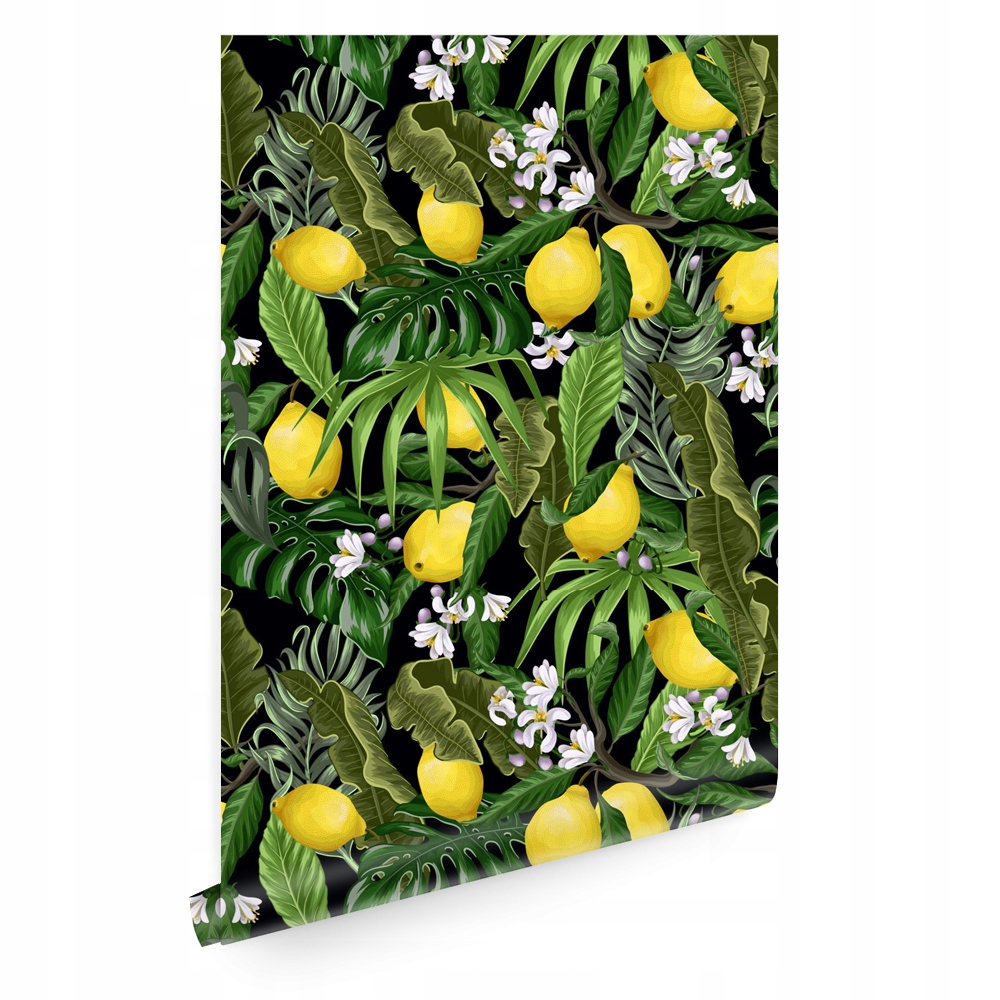 Tapeta liście cytryny kuchenna T049 (5906688114297) • Cena, Opinie ...