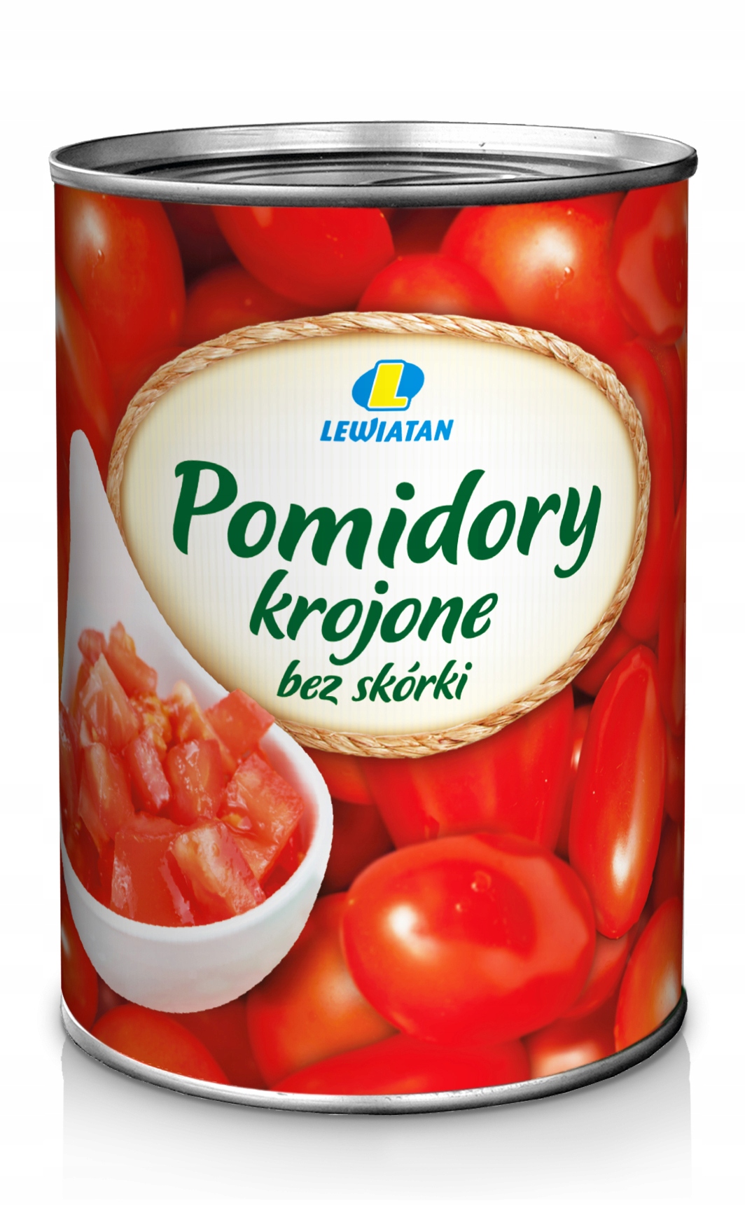 Pomidory KROJONE bez SKÓRKI w Puszce do Spaghetti Zupy Sosów Dań 400 g ...