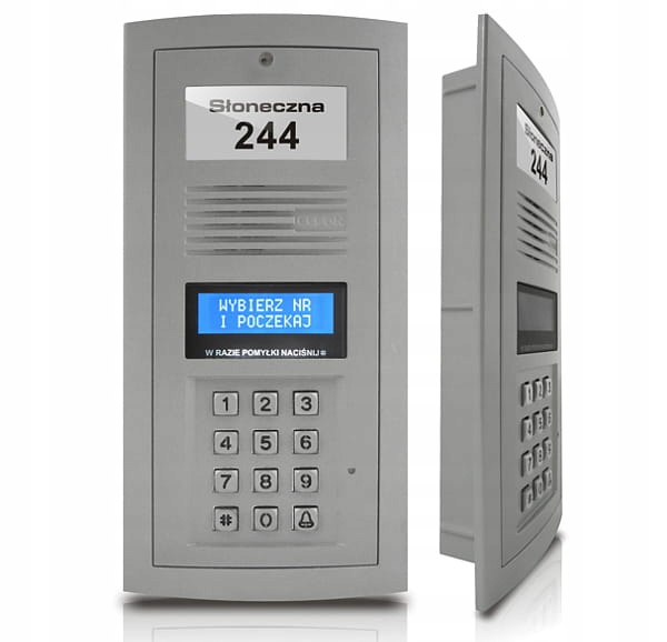 Moduł panel Elfon Optima OP-255 domofon popiel • Cena, Opinie - Allegro