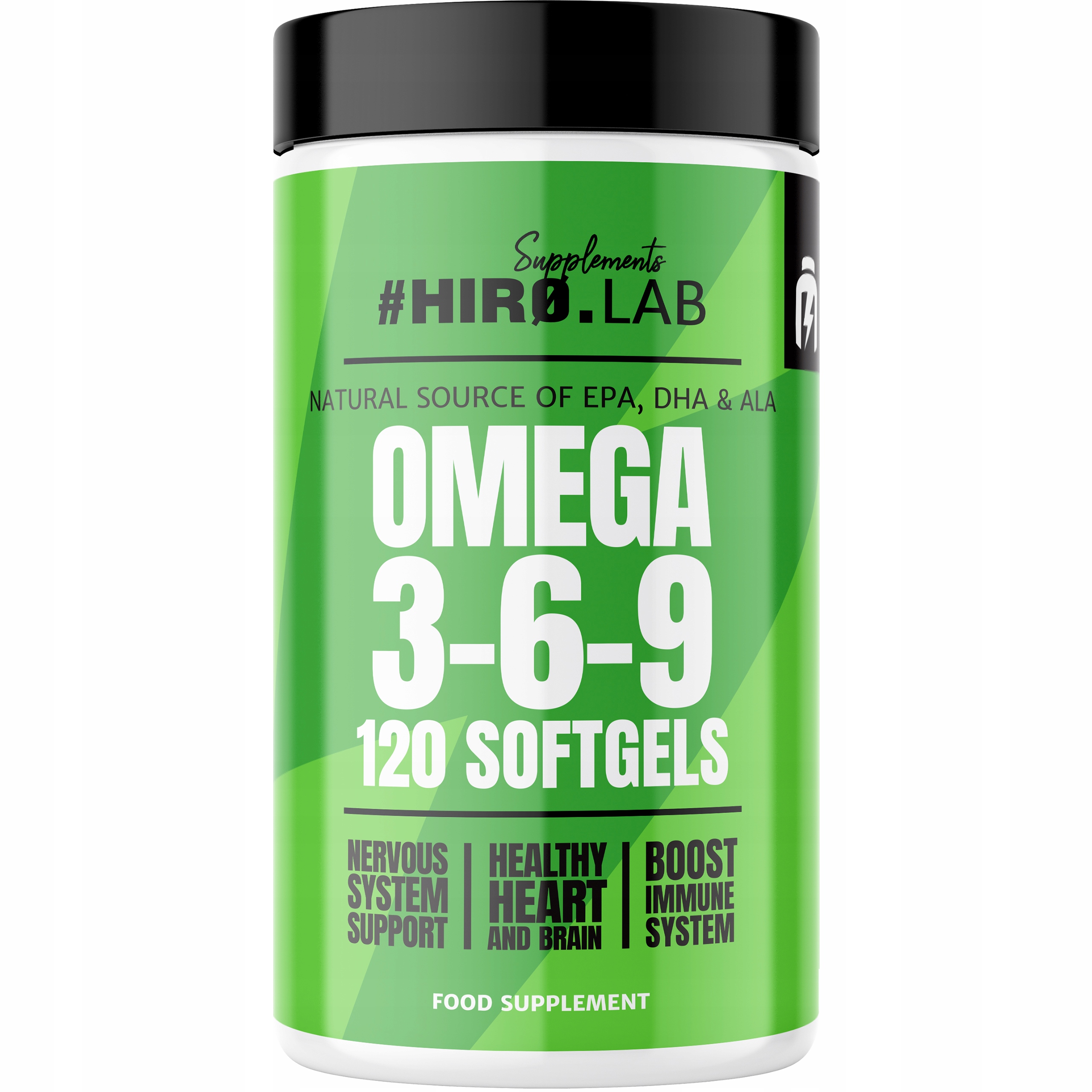 Omega 3-6-9 Hiro Lab 120 kaps. kwasy tłuszczowe EPA DHA (5060727121599 ...
