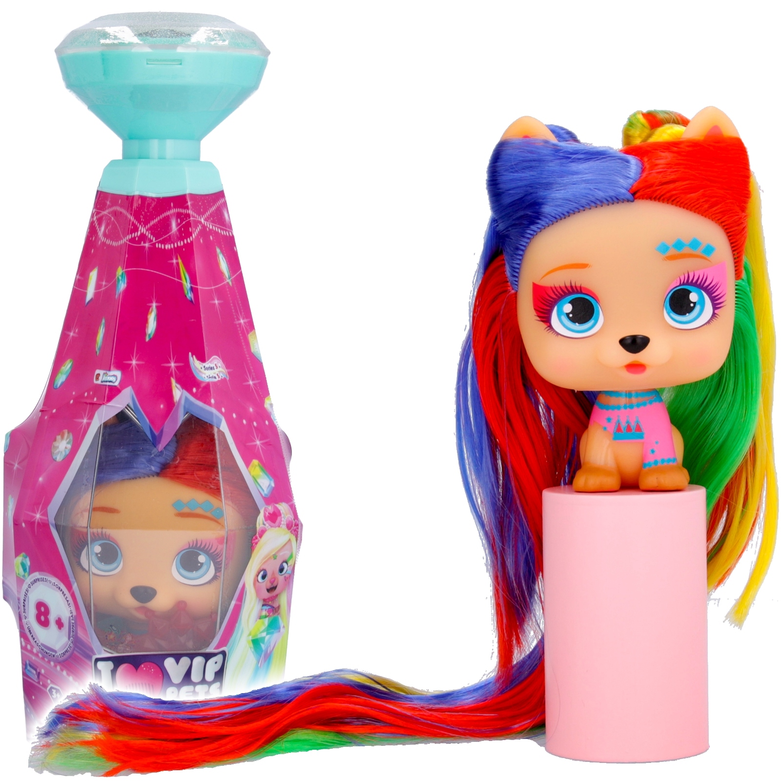 TmToys VIP PETS GLAM GEMS PIESEK Z KLEJNOTEM niespodzianka ALEXIA ...