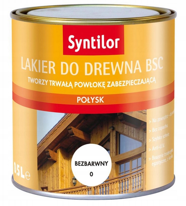 Syntilor Lak BSC Vonkajší na drevo Lesk 1L - Allegro