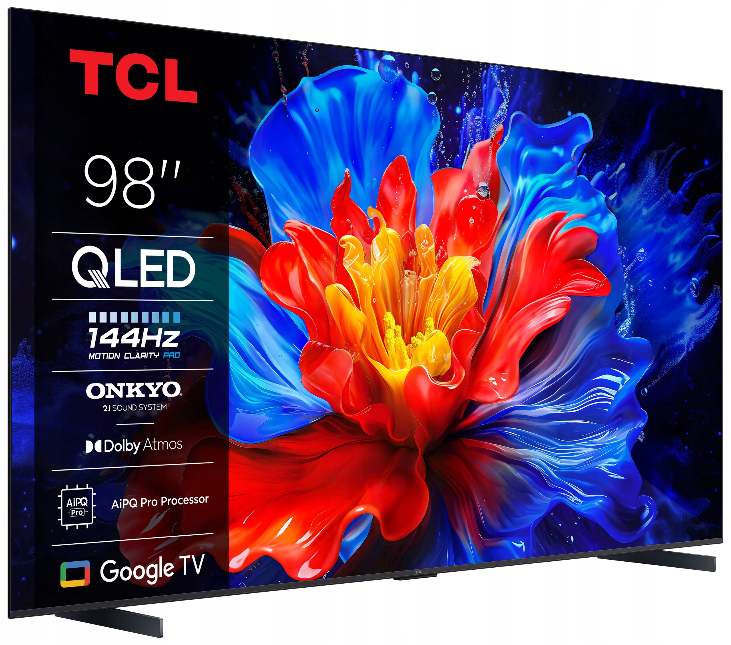 Telewizor TCL 98P89K 98" QLED 4K 120Hz Google TV Dolby Atmos - Sklep ...
