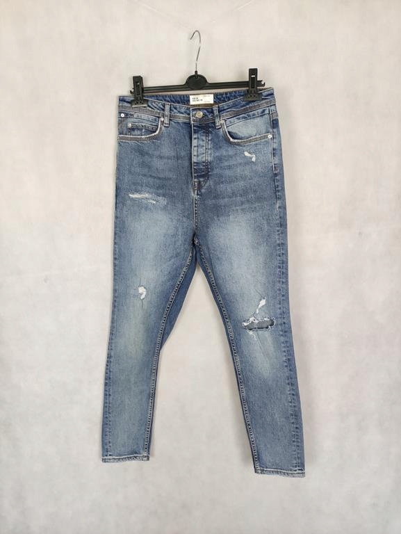 ZARA MAN JEANSY MĘSKIE PRZECIERANE DZIURY r. 38 • Cena, Opinie - Allegro