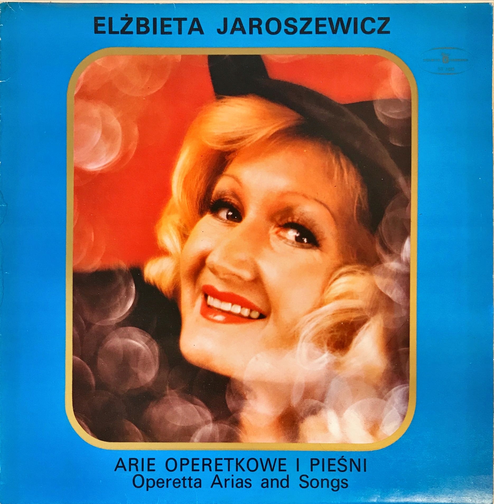 ELŻBIETA JAROSZEWICZ Arie Operetkowe i Pieśni - Operetta Arias and Songs płyta winylowa Polskie ...