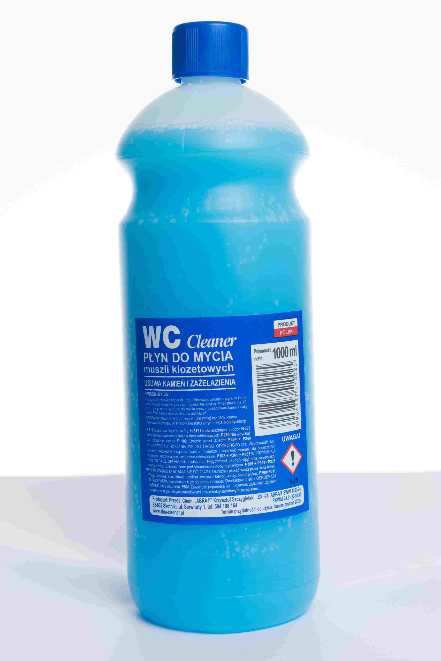 ABRA WC CLEANER Płyn do Mycia Muszli Klozetowych WC Pisuarów 1 l (5906737510025) • Cena, Opinie ...