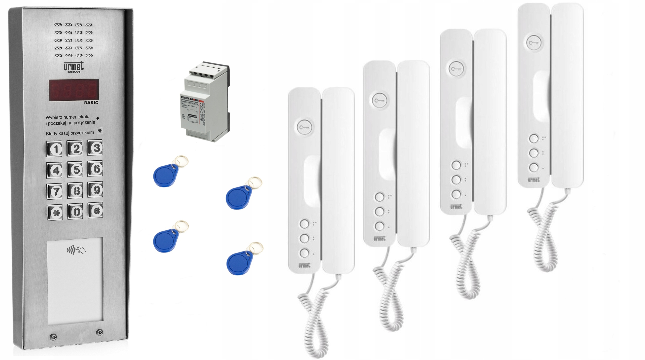 DOMOFON CYFROWY 4-RODZINNY 1062/101VD-RF SIGNO - porównaj ceny - Allegro.pl