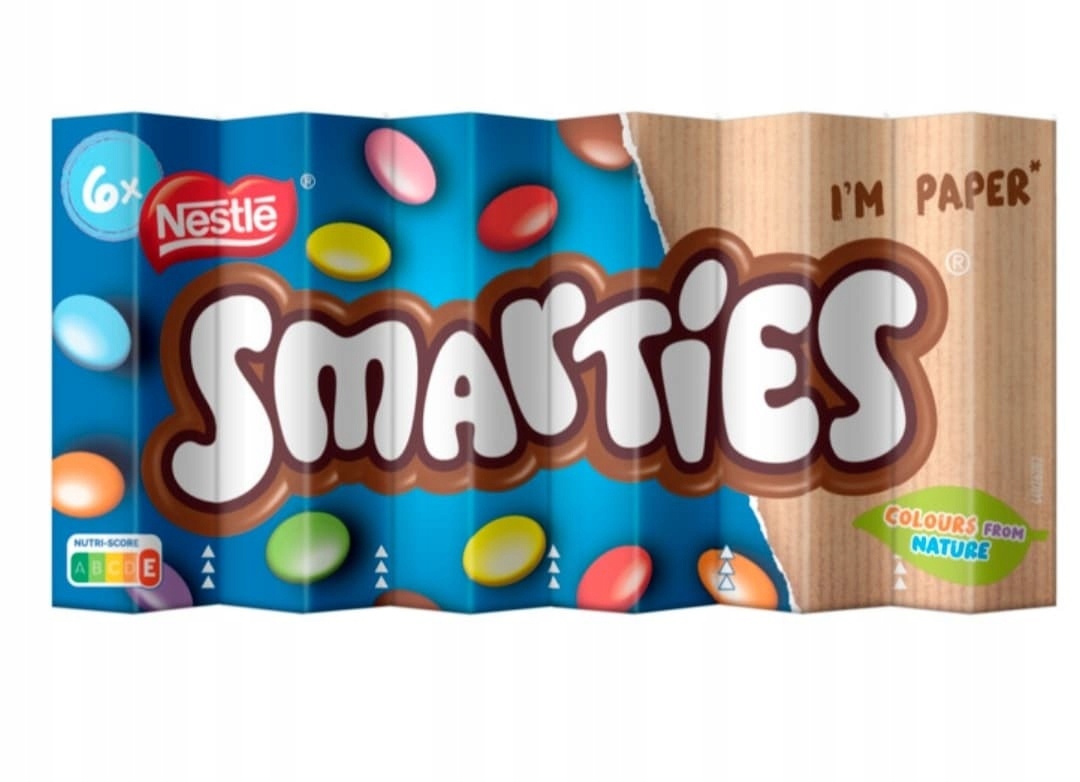 SMARTIES DRAŻETKI CZEKOLADOWE 6PAK 204G 12616209427 - Allegro.pl