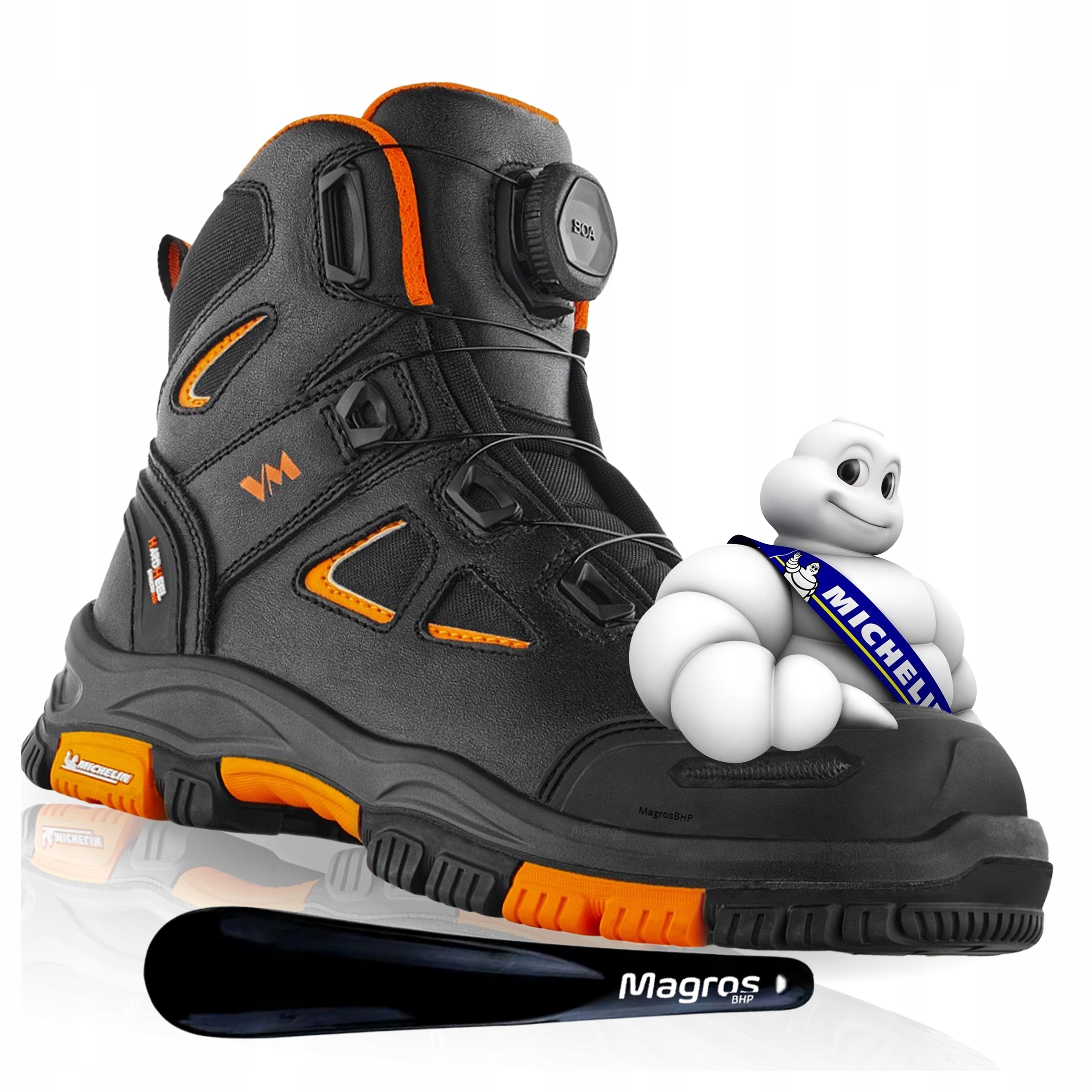 Buty Robocze Męskie Wysokie Zimowe System Boa - Niska cena na Allegro