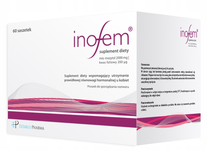 Inofem, 60 saszetek (5901384806118) • Cena, Opinie • Preparaty ...