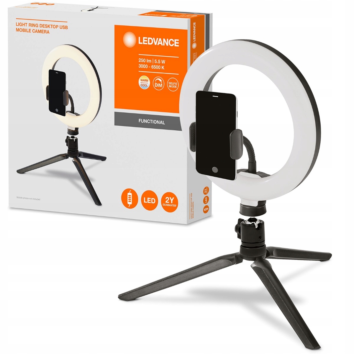 LED LIGHT RING DESKTOP USB MOBILE CAMERA LEDVANCE - porównaj ceny ...