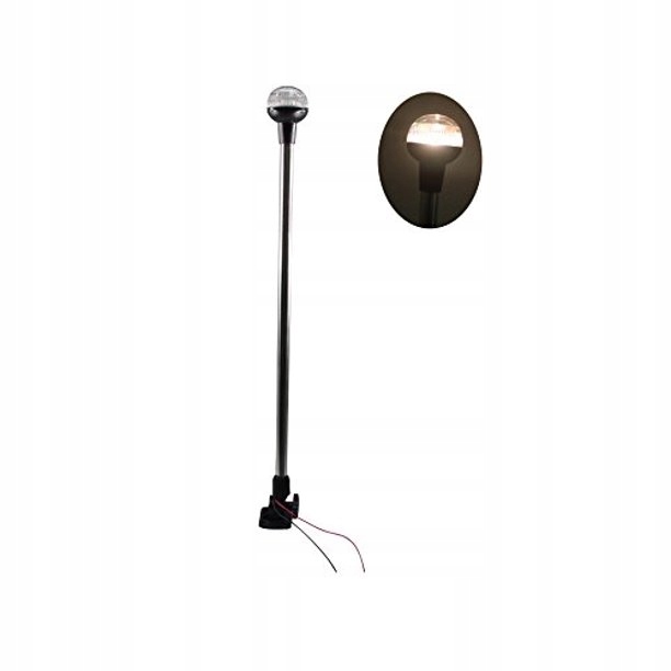 LAMPA NAWIGACYJNA TOPOWA LED 360st. / Maszt 63,5cm - 16926018486 - Allegro
