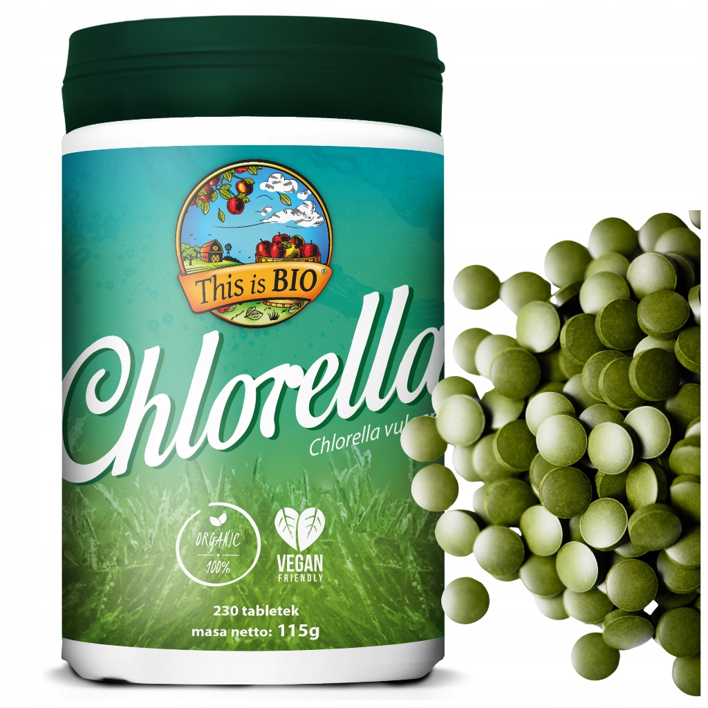 Chlorella This is BIO tabletki 230 szt. 115 g (5905344040062) • Cena ...