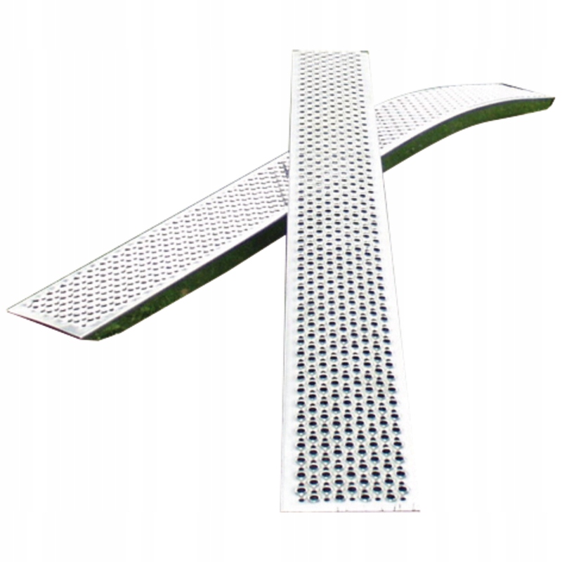 Zestaw wygiętych ramp aluminiowych do podjazdu o maks. obciążeniu 1000 ...