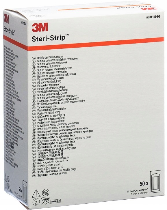 3M Steri-Strip 6x100mm R1546 megerősített pántok 500 za 17675.00HUF-ért ...