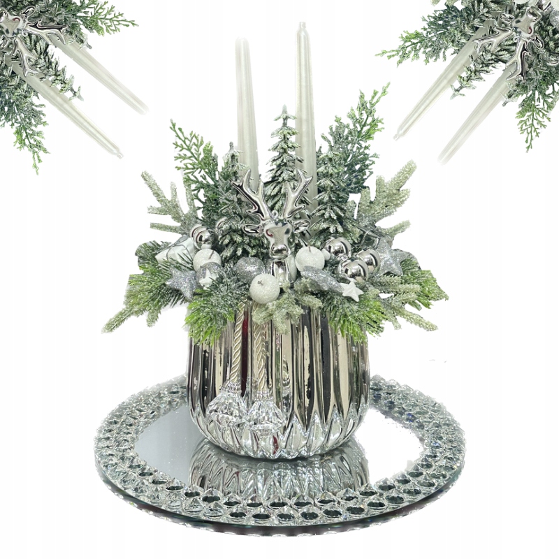 STROIK ŚWIĄTECZNY STROIK BOZONARODZENIOWY NA STOŁ • Cena, Opinie ...