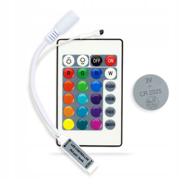 STEROWNIK IR-RGB-24 DO TAŚM LED RGB KONTROLER (STL_IR-RGB-24) • Cena ... STEROWNIK IR-RGB-24 DO TAŚM LED RGB KONTROLER (STL_IR-RGB-24) • Cena ...