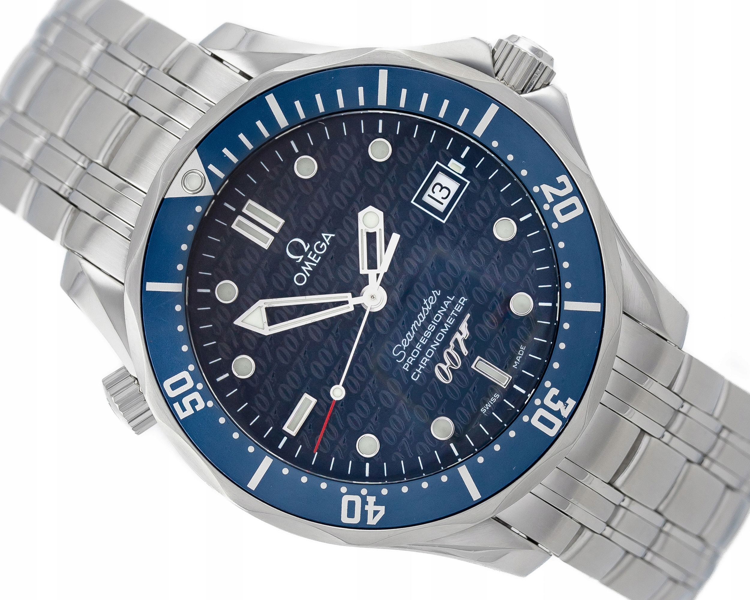 Omega zegarek męski SEAMASTER DIVER JAMES BOND 007 40TH ANNIVERSARY ...