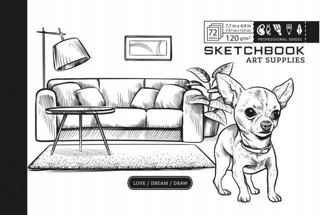 NOTATNIK SZKOLNY RYSUNKOWY ZESZYT SZKICOWNIK BLOK DO RYSOWANIA BLOK ...