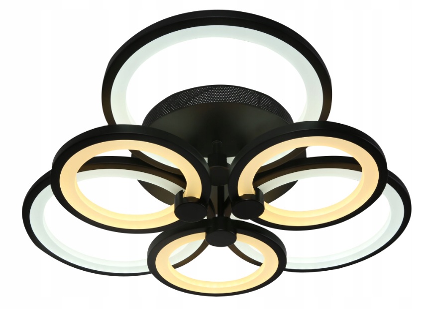 LAMPA LED RING LAMPA SUFITOWA PLAFON ŻYRANDOL RING + Pilot ...