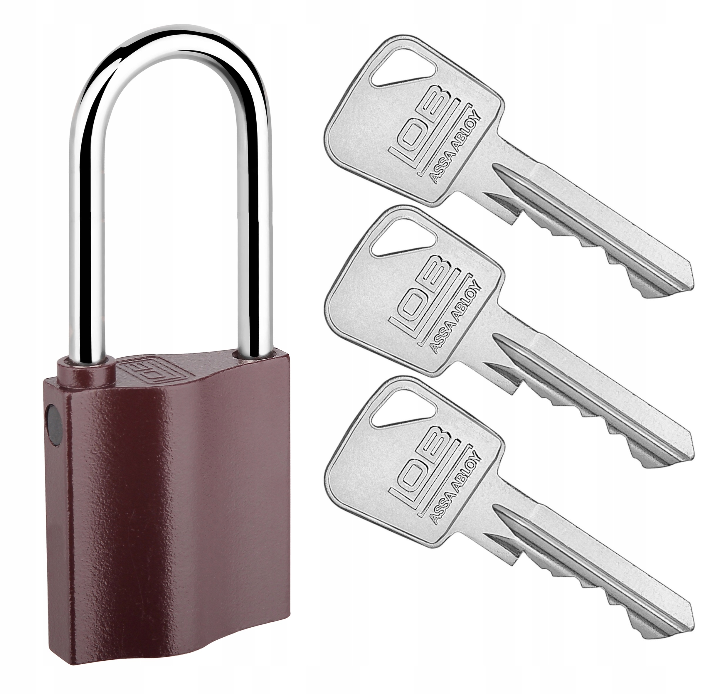 Kłódka jarzmowa na klucz LOB (5905452658401) • Cena, Opinie • Kłódki ...
